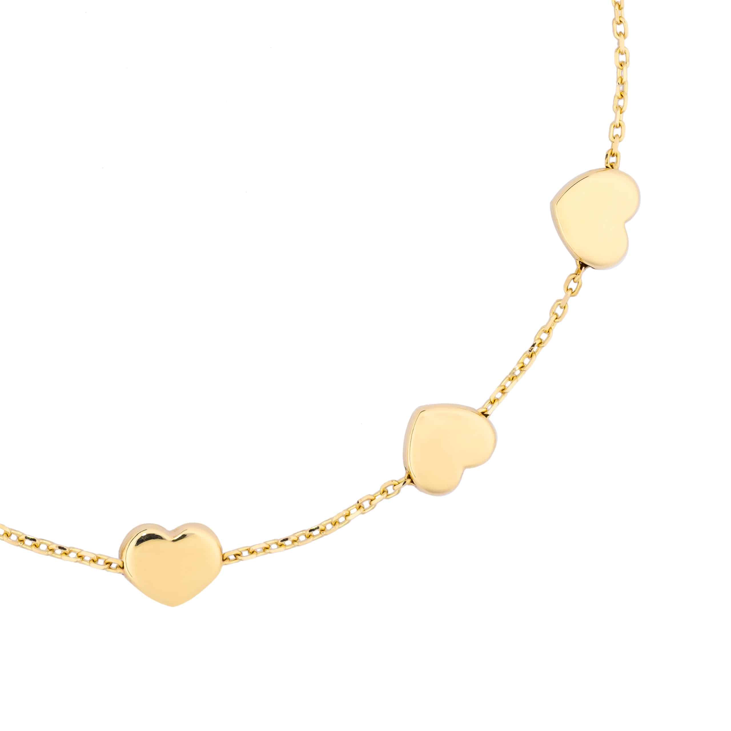 Endless Hearts 18K Gold Bracelet - Century Gold