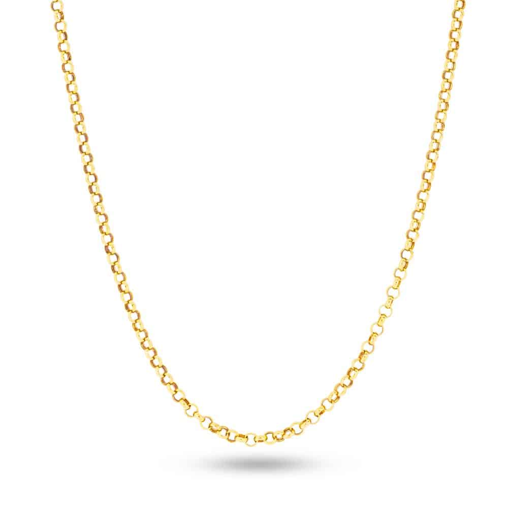 Rolo Link 18K Gold Chain - Century Gold