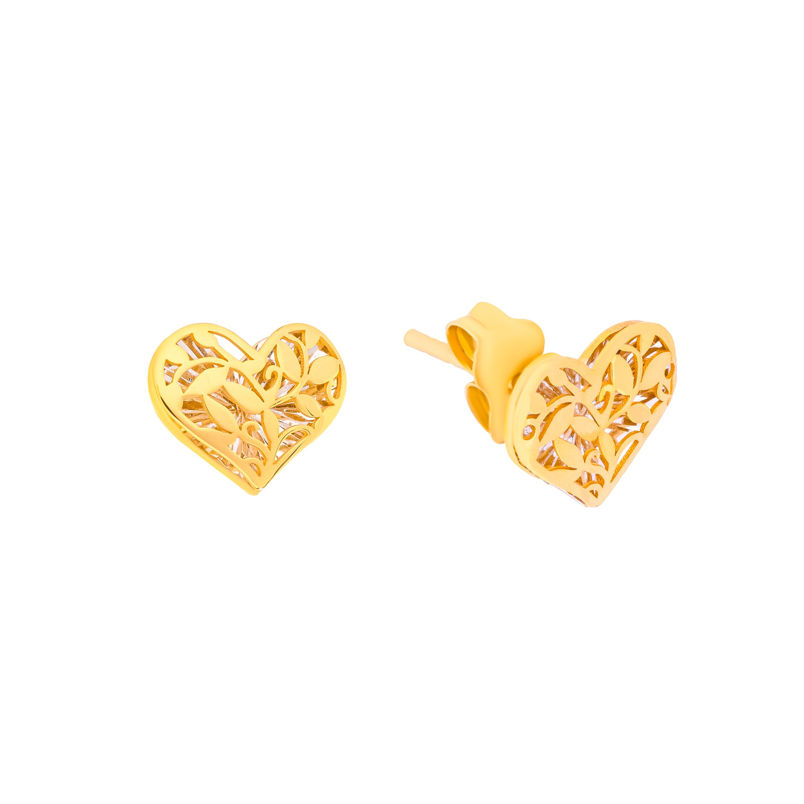 Lavin 18K Yellow Gold Earrings - Century Gold